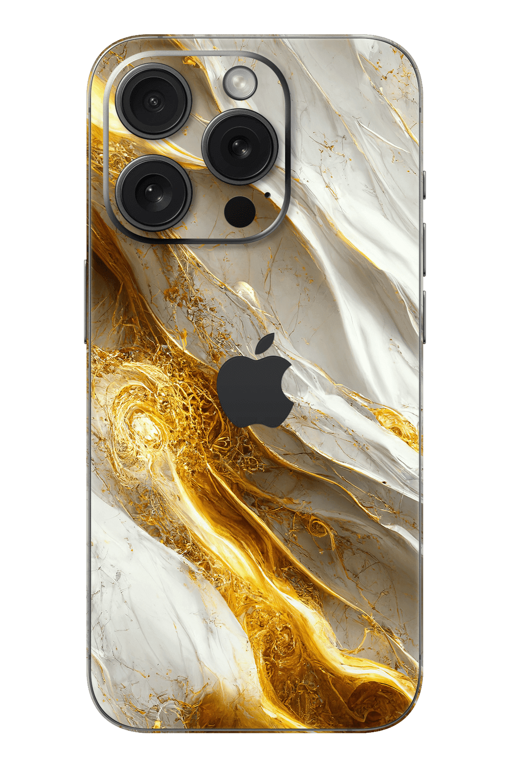 Skin iPhone - White Flame – covered